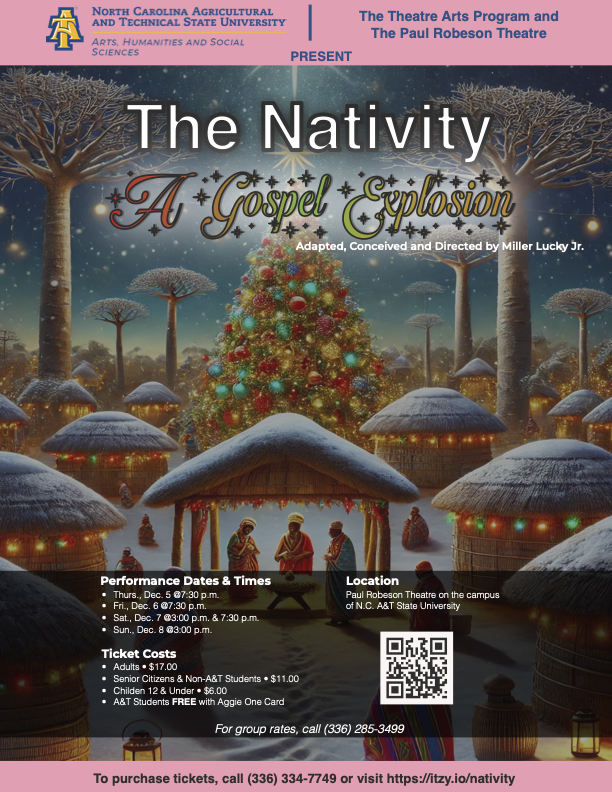 N.C. A&T Theatre Arts Program presents “The Nativity: A Gospel ...